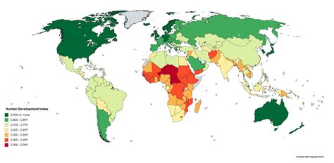 Human Development Index Based On 2015 Data Published On 21 March
