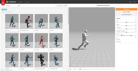 animating 3d players in unity using animations from mixamo by