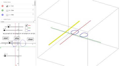 test 2 implicit surface 3d geogebra