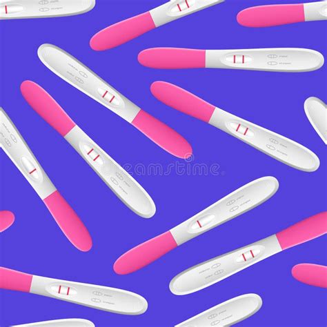 Realistic Pregnancy Test Icon Positive And Negative Pregnancy Or