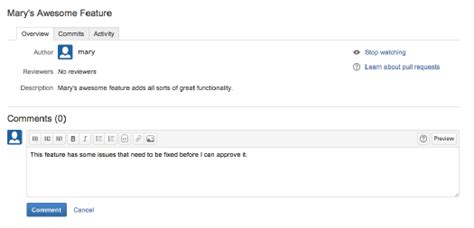 pull requests atlassian git tutorial