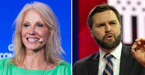 Kellyanne Conway Accused Of Leaking Information About J D Vance