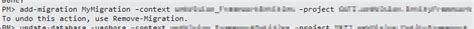 ef core add migration build failed syntaxfix