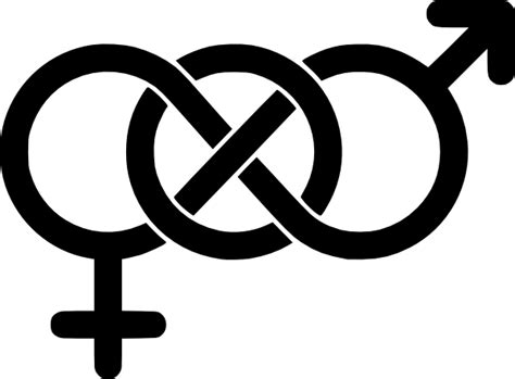 bi sexual symbol clip art at vector clip art