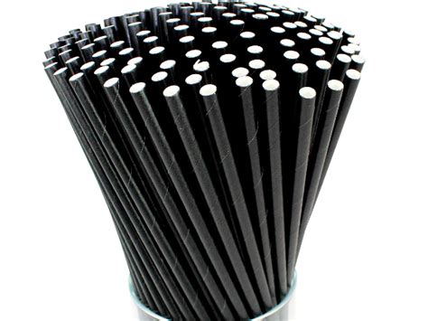 Biodegradable Black Paper Straws Pack Of 10k Dnet Eco Company Limited