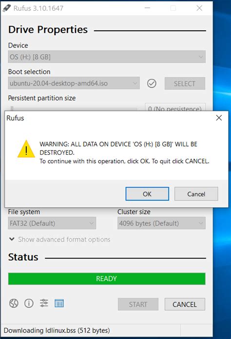 how to make bootable usb of ubuntu 20 04 lts on windows