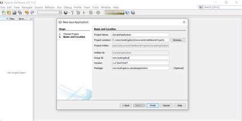 maven project using netbeans ide