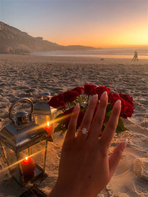 Romantic Beach Proposal