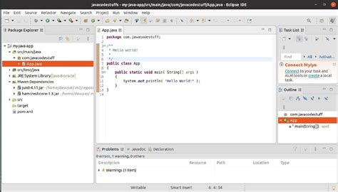 create a java project using maven archetypes