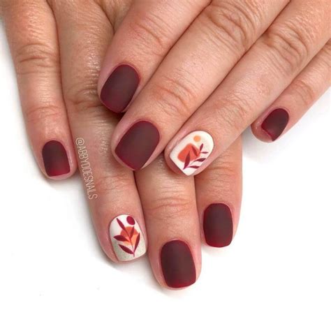 Maroon Nail Art Designs K4 Fashion