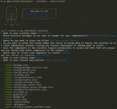 using lerna to manage spfx projects with library components