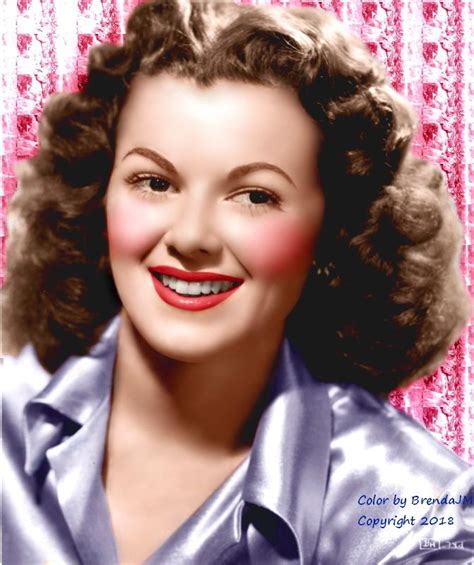 Barbara Hale Color By Brendajm Copyright 2018 Vintage Makeup Looks