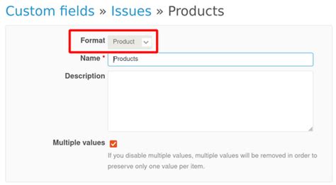 products custom fields redmineup help products plugin documentation
