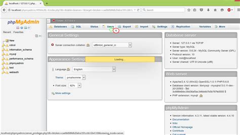 how to create a new database user in phpmyadmin template
