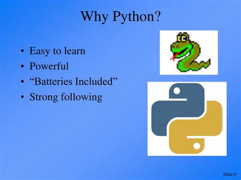 ppt using the comprehension of python programming as a method of