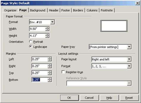 openoffice tip everything about envelopes