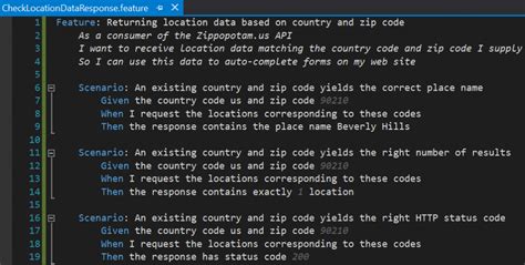 getting started with specflow testproject
