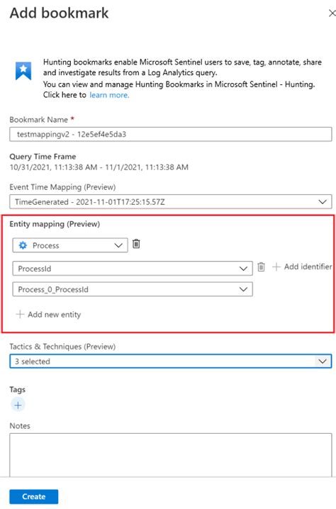在 microsoft sentinel 中使用搜寻书签进行数据调查 microsoft learn