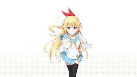 Hd Wallpaper Yellow Haired Female Anime Character Anime Girls Blonde