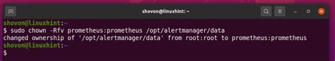 how to install and configure prometheus alert manager on ubuntu 20 04 lts