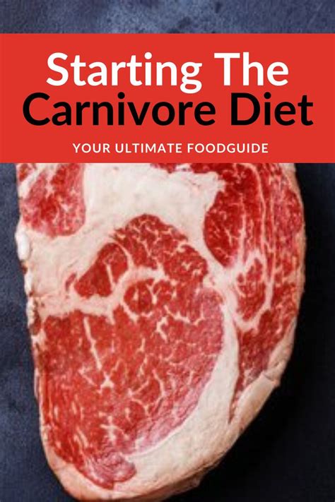 Starting The Carnivore Diet Your Ultimate Guide Diet Food Base Foods