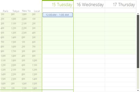 time zones radscheduler telerik ui for winforms