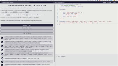 intermediate algorithm scripting everything be true youtube