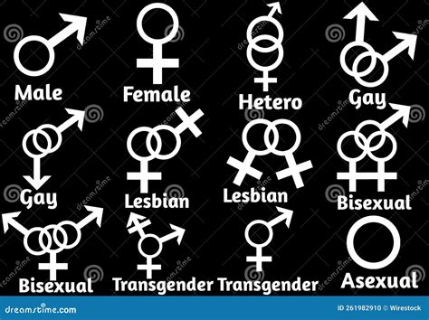 Sexual Orientation Icon Symbol Shape Sign Logo Website Gender Se Stock