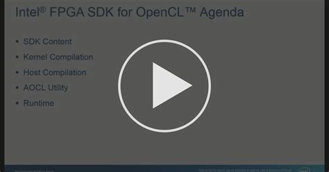 the intel fpga sdk for opencl opencl on intel fpgas coursera