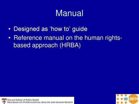 Human Rights Based Approach To Programming Unfpa Ppt Download