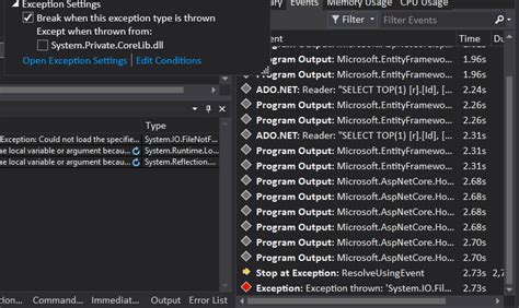 how to debug system io filenotfoundexception in system private corelib