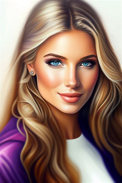 Lexica Portrait Draw Beautiful Girl Blonde