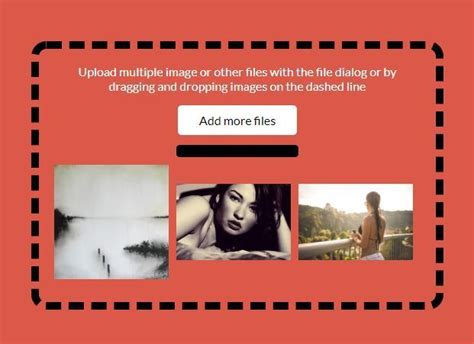drag and drop file uploader in vanilla javascript css script
