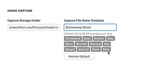 capture a screenshot in vivaldi vivaldi browser help