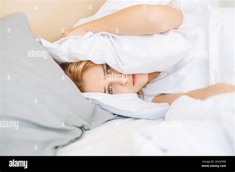 Sleepless Woman Insomnia Problem Annoying Morning Sleep Deprivation