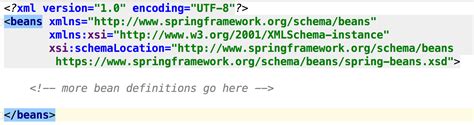 java how does xsi schemalocation work with intellij idea