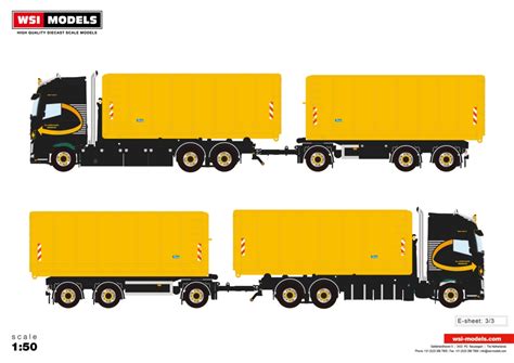 Volvo Fh4 Globe Xl Riged Hooklift System N Van Straalen Wsi Models 1