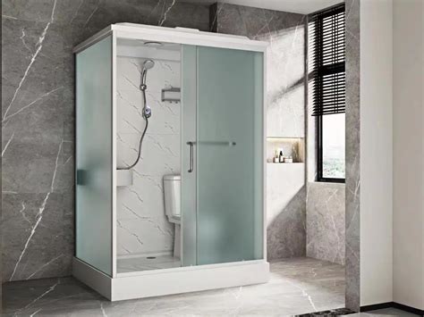 Quick Install Shower Room With Toilet Prefab Modular Unit All In One