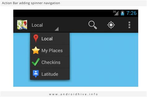 android working with action bar tutorial