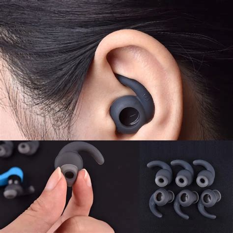 3pairs Lot Soft Silicone Ear Pads Eartips For Earphone Silicone Case