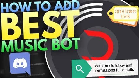 how to add a music bot set permissions create music
