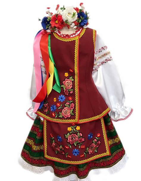 Ukraine Folk Dance Costume Woman