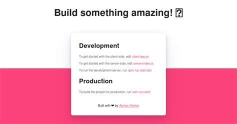 express react starter codesandbox