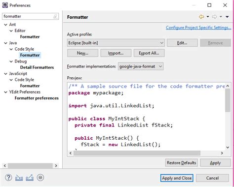 java is there a possibility in intellij or other free ide tool to