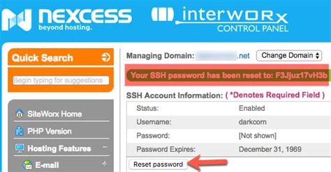 how to enable ssh access nexcess