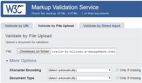 validation w3c en mode batch de fichiers html avec nu html