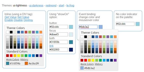js tutorial lorpicker jquery ui widget for color picking