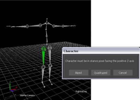 export and characterize a 3ds max skeleton in motionbuilder