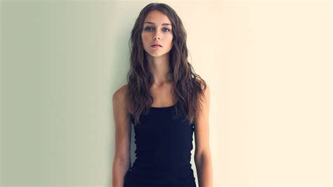 Wallpaper Face Women Simple Background Long Hair Blue Eyes