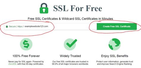 create free ssl certificate using sslforfree hbn infotech